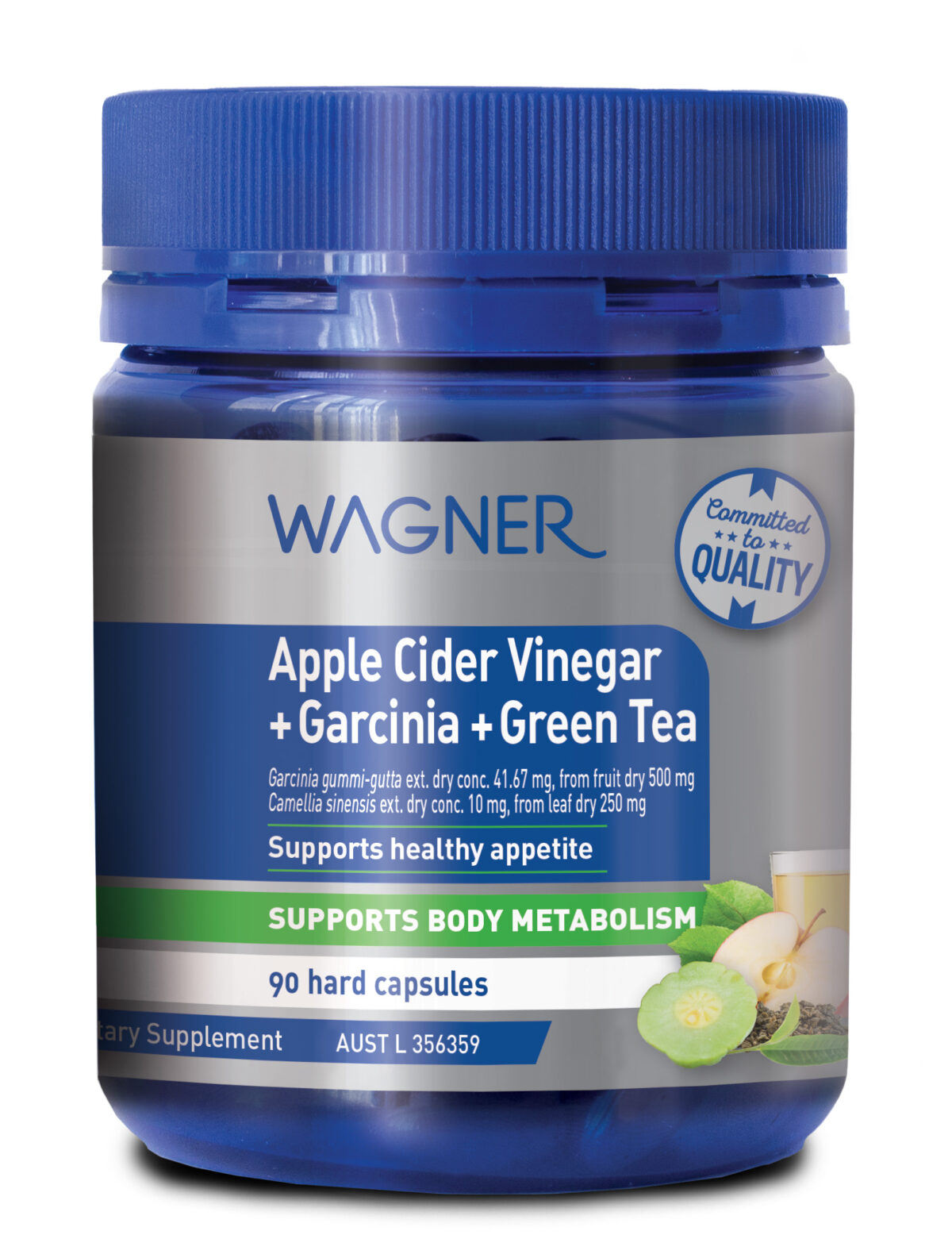 Wagner Apple Cider Vinegar + Green Tea + Garcinia 90 Capsules – Wagner ... Wagner Apple Cider Vinegar + Green Tea + Garcinia 90 Capsules – Wagner ...