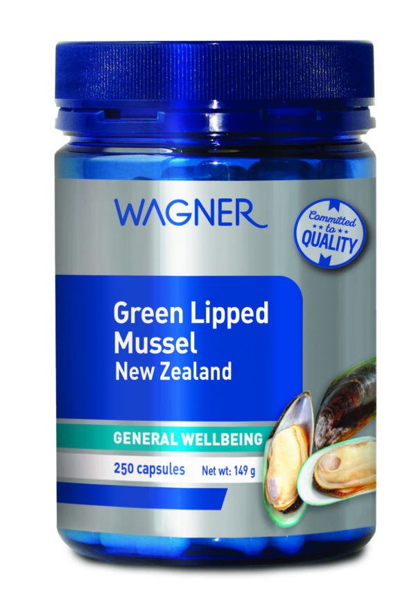 Green Lipped Mussel New Zealand 500mg 250 Capsules – Wagner Health