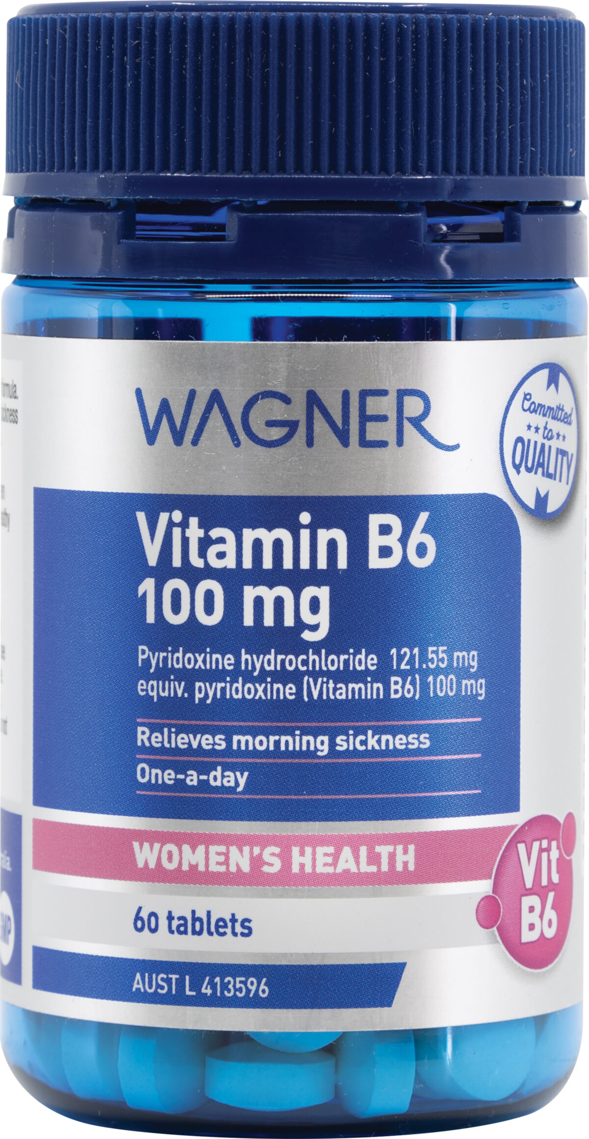 Wagner Vitamin B6 100mg 60 Tablets – Wagner Health